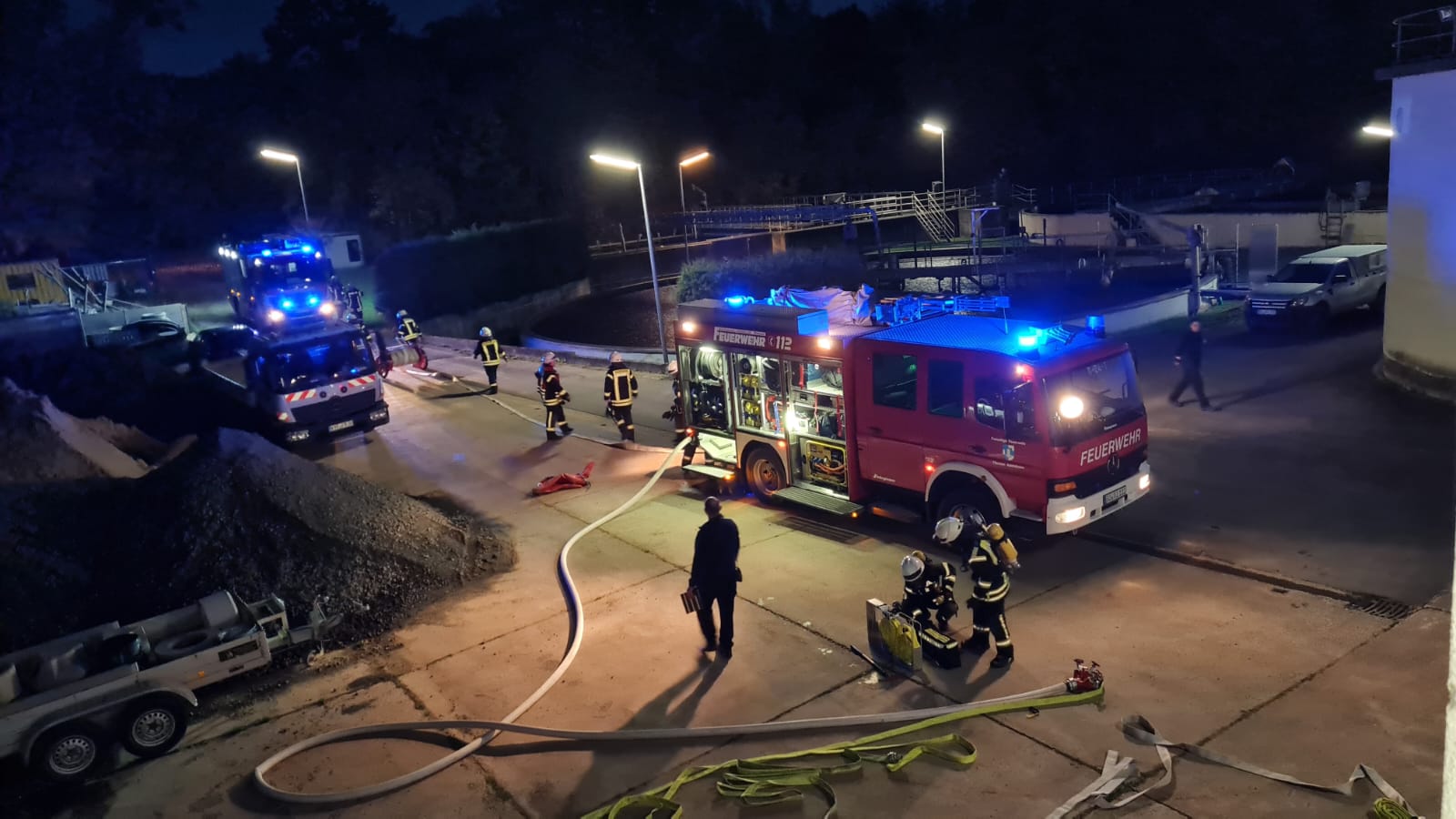 Gebäudebrand -Einsatzübung - Feuerwehr Adelebsen
